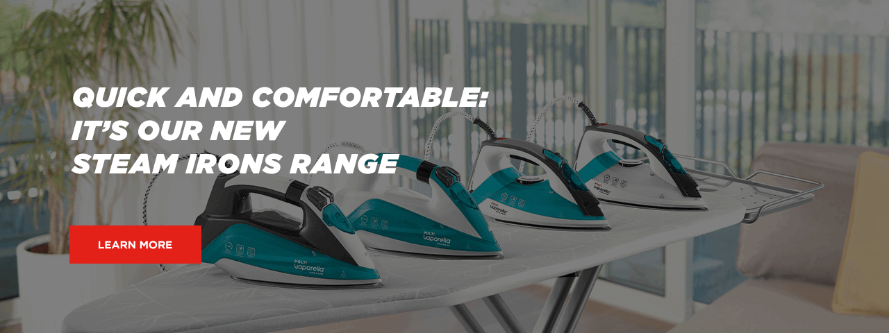 Polti: cleaning and ironing with steam