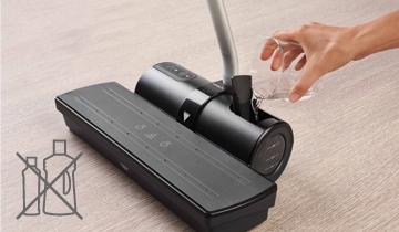 Moppy Black Premium: la lavapavimenti a vapore senza filo con panni - Polti